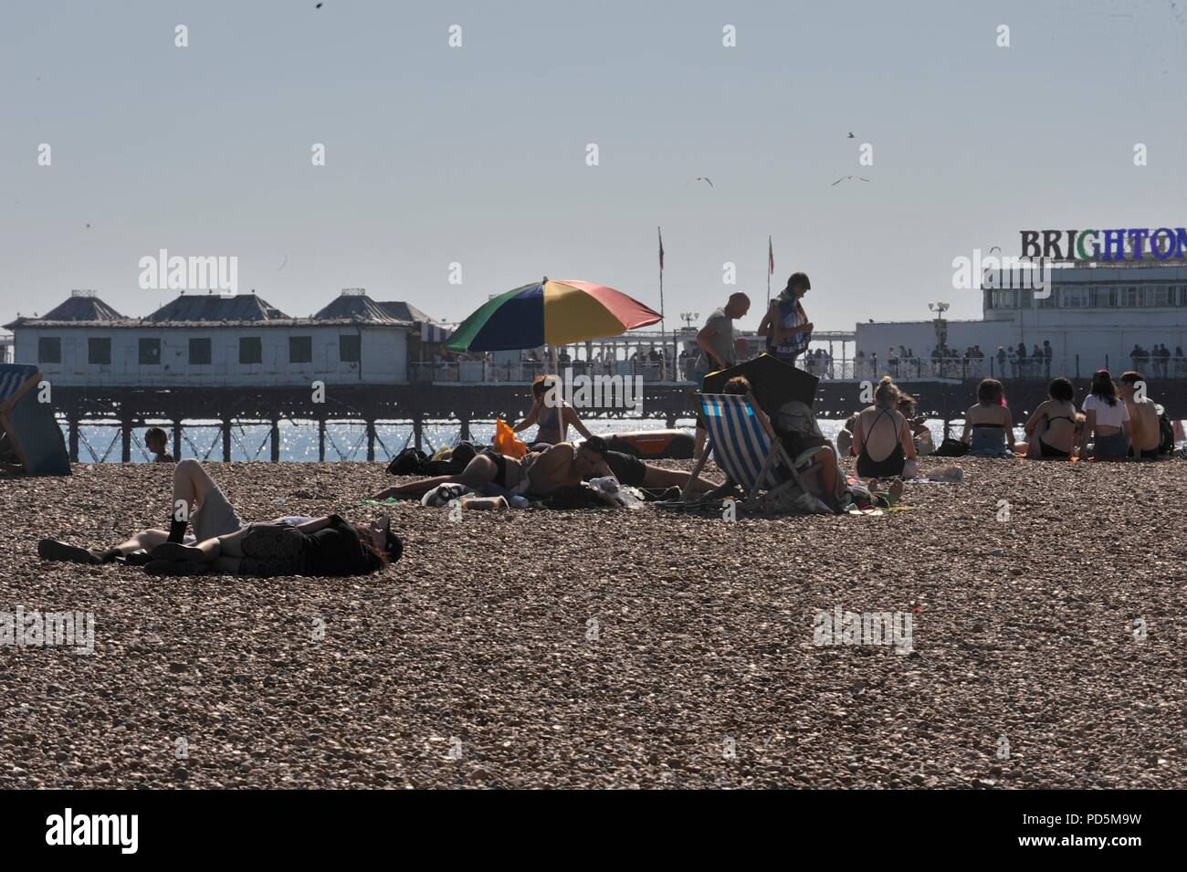 Brighton Seafront summer 2018 Stock Photo - Alamy