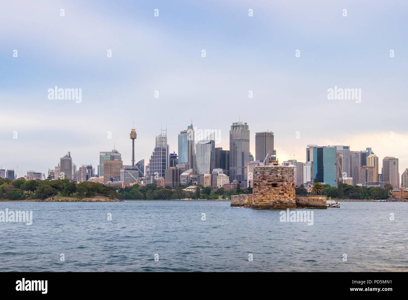 Fort Denison, Pinchgut Island in Sydney Harbour, New South Wales (NSW ...