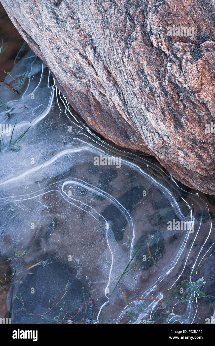Frozen sand texture baltic hi-res stock photography and images - Alamy
