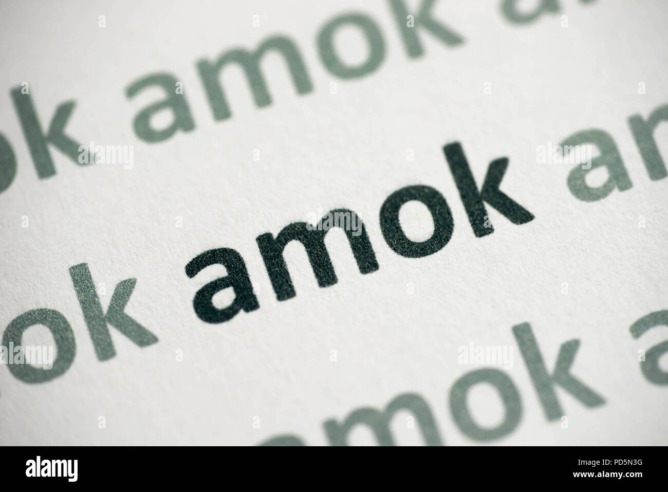 Amok hi-res stock photography and images - Alamy