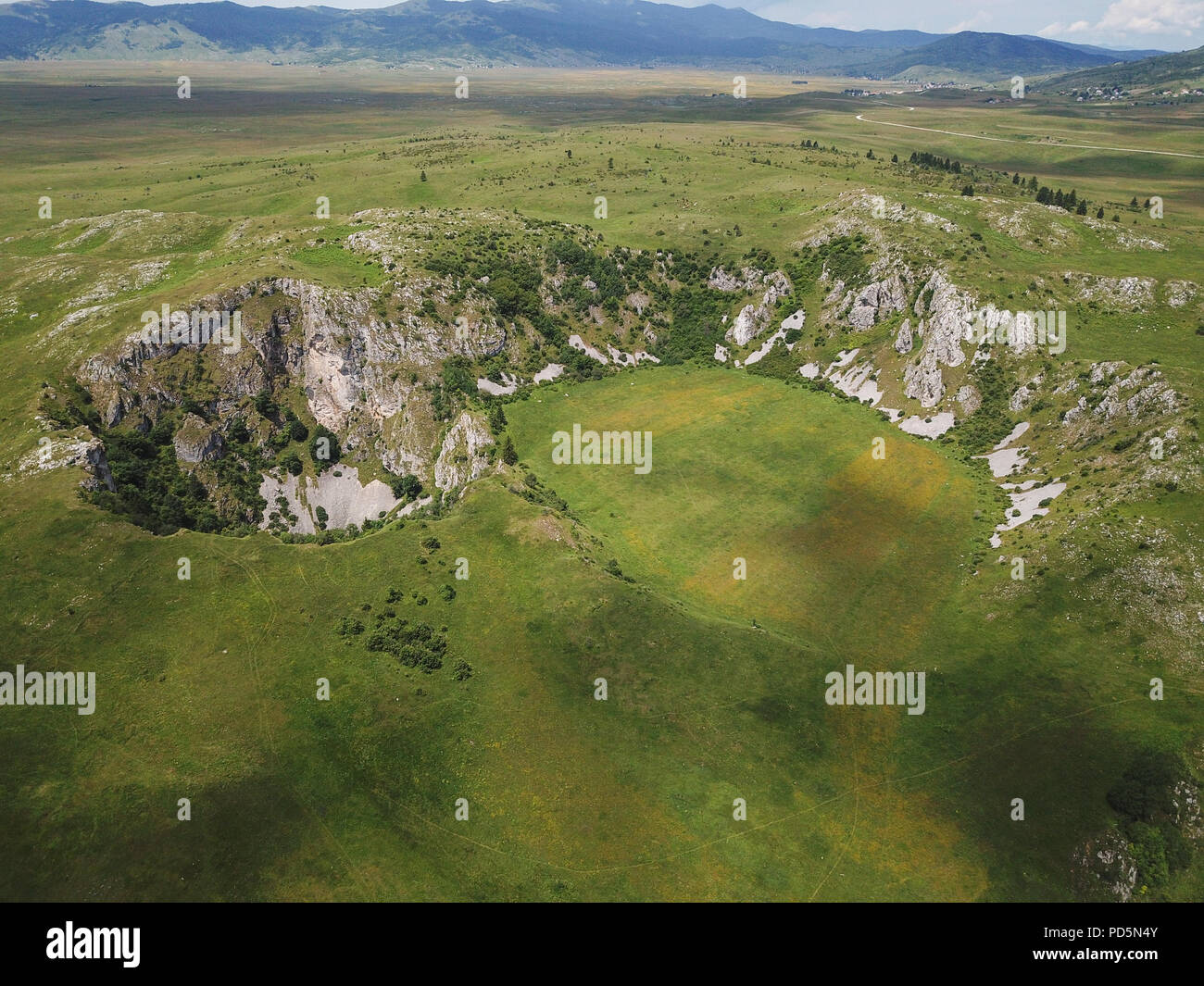 On the Kupres Polje (Kupreško polje) is a group of collapse sinkholes ...