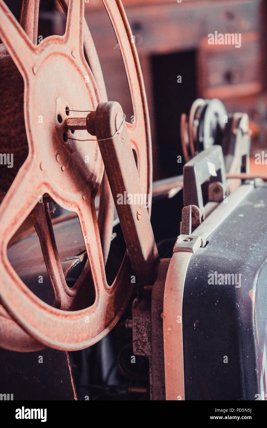 Vintage film reel Stock Photo - Alamy