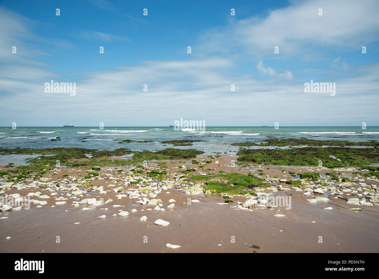 Kingsgate Bay beach Kent UK Stock Photo - Alamy