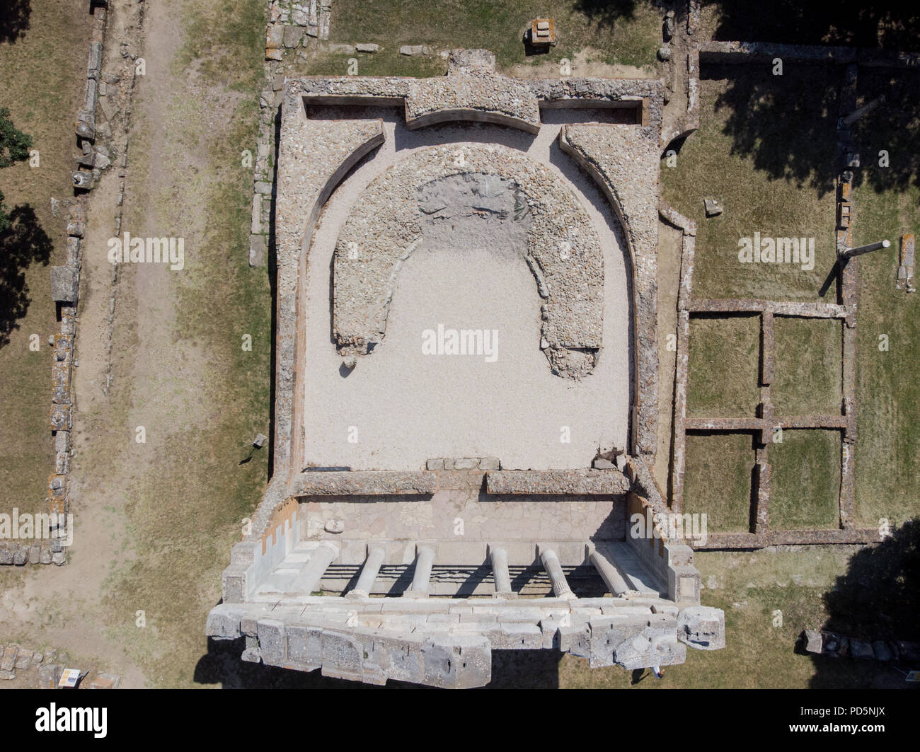 Apollonia albania greek temple ruins hi-res stock photography and ...