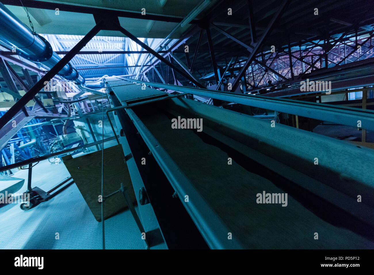Manufacturing factory, wide-focus lens Stock Photo - Alamy