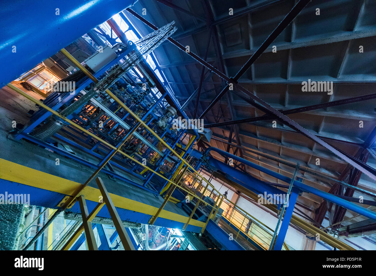Manufacturing factory, wide-focus lens Stock Photo - Alamy