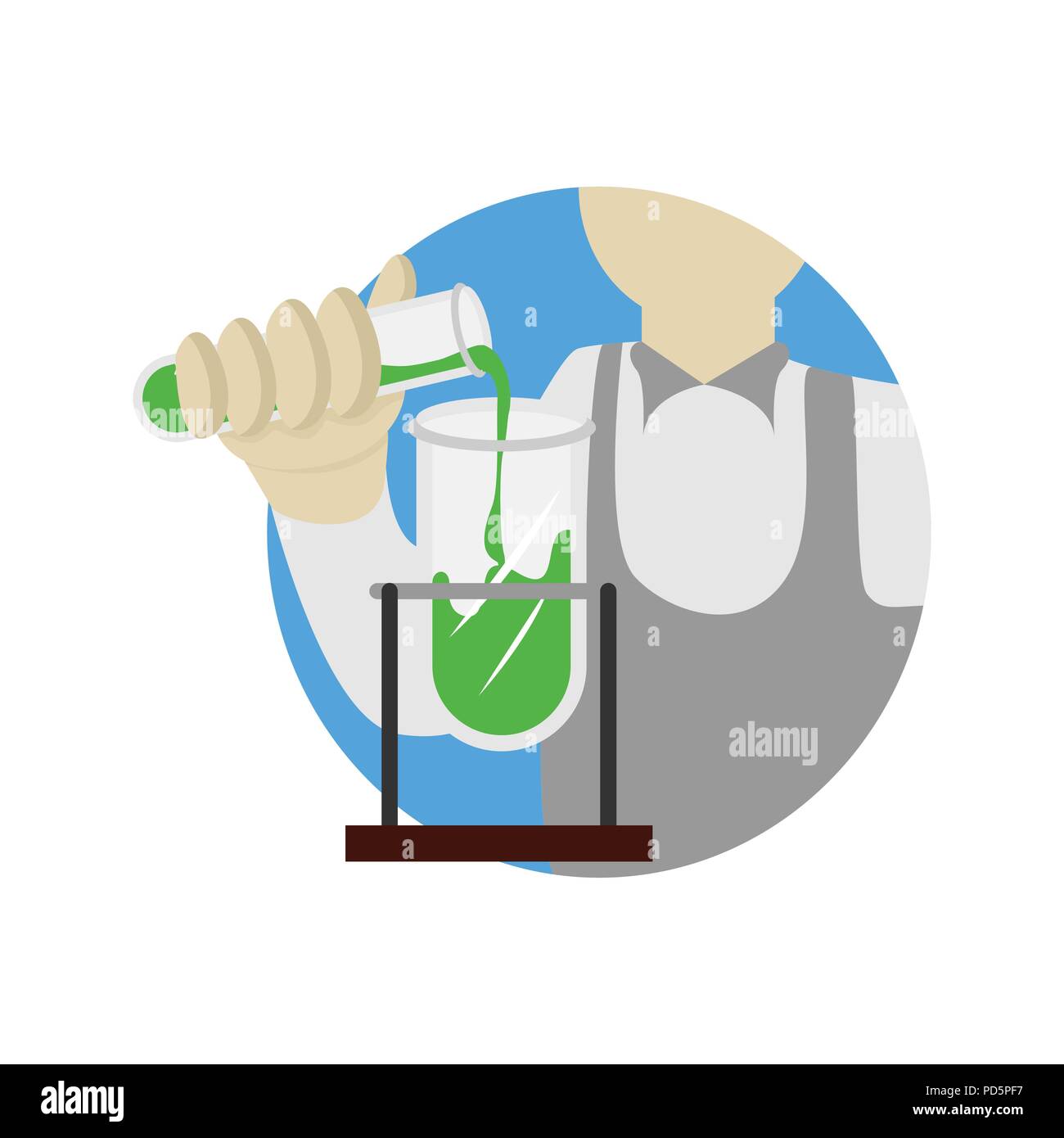 Alchemy Experiment School Vector Cartoon Illustration Graphic Design ...