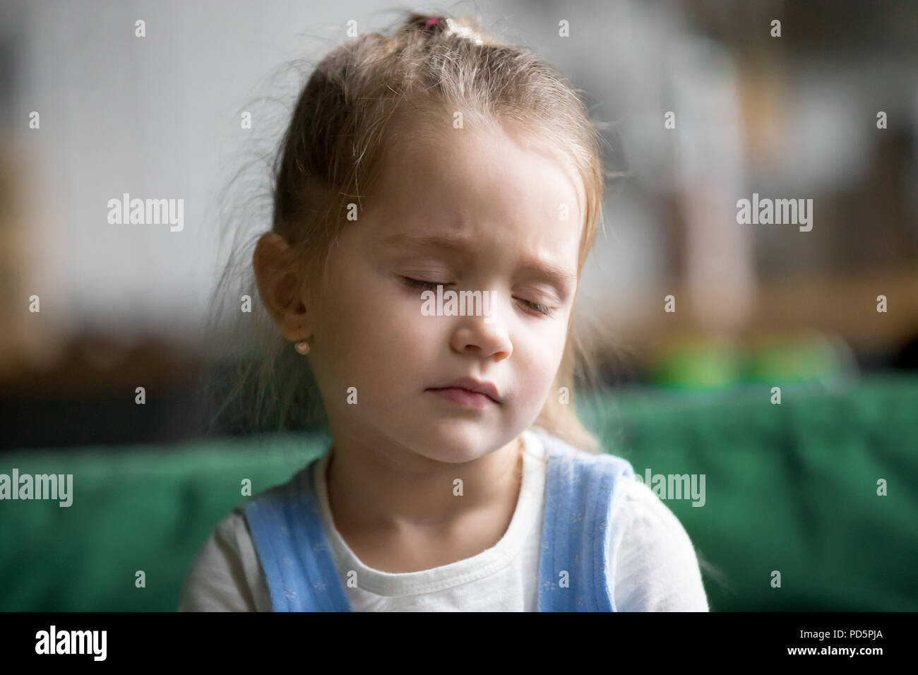 Sad Little Girl Face