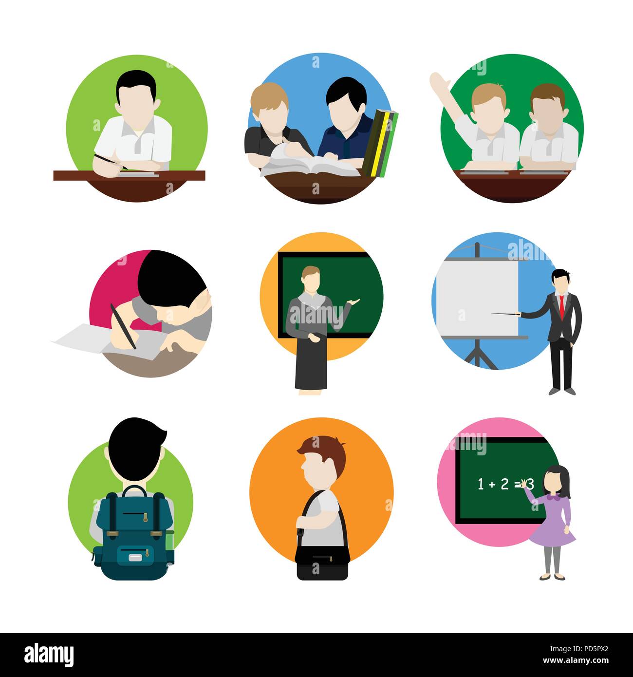 Classroom discussion circle hi-res stock photography and images - Alamy