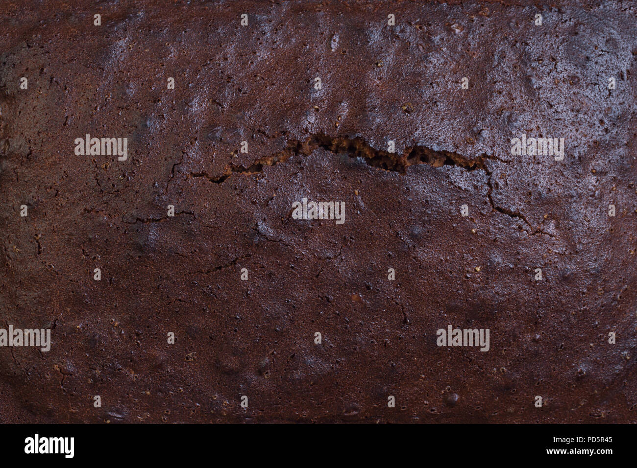 The texture of a chocolate cake top view close up Stock Photo - Alamy
