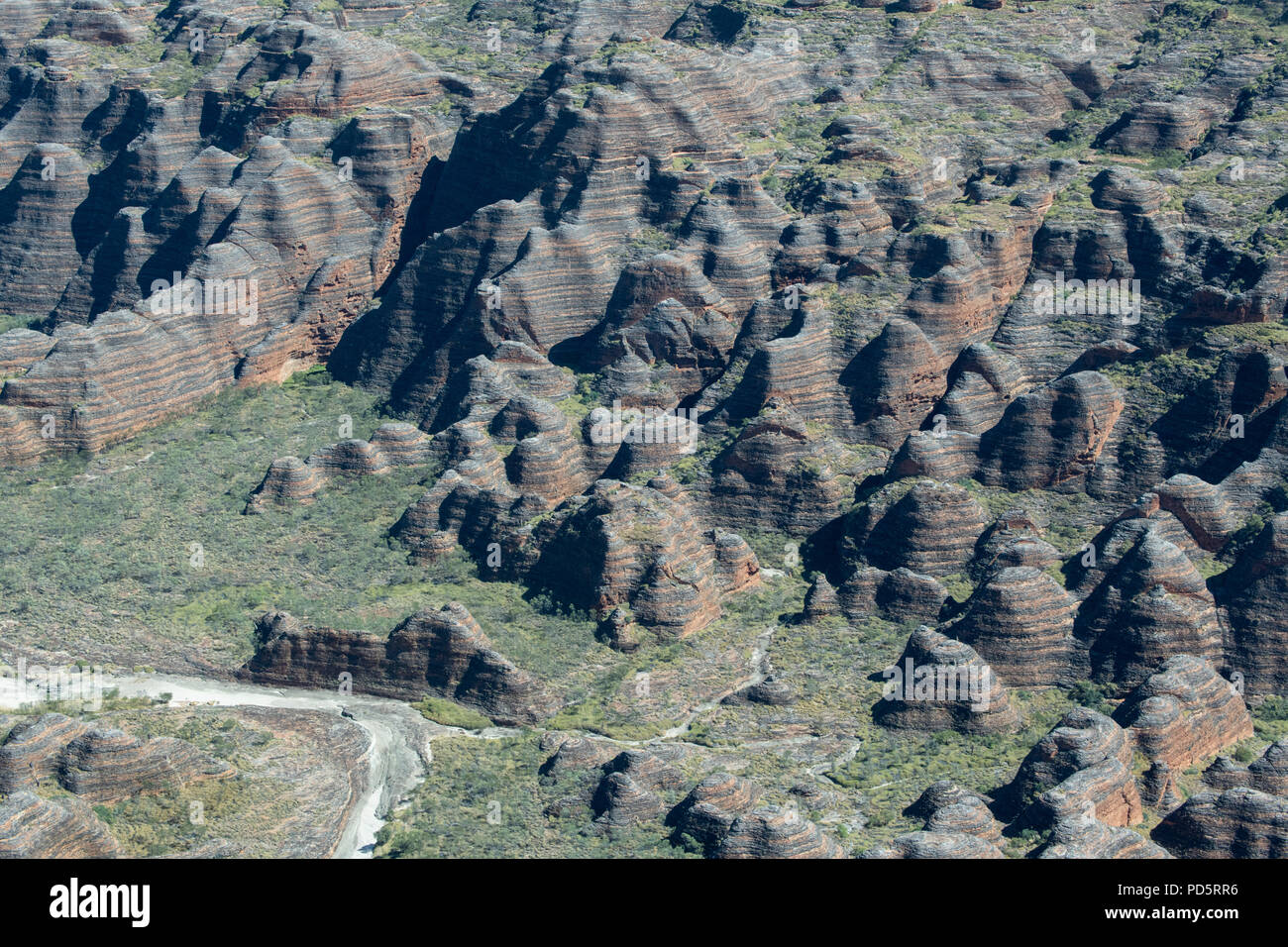 An aerial view of bungle bungle range hi-res stock photography and ...