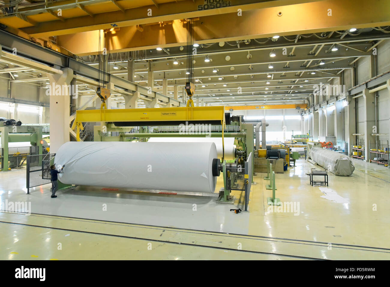 Paper mill rolls hi-res stock photography and images - Alamy