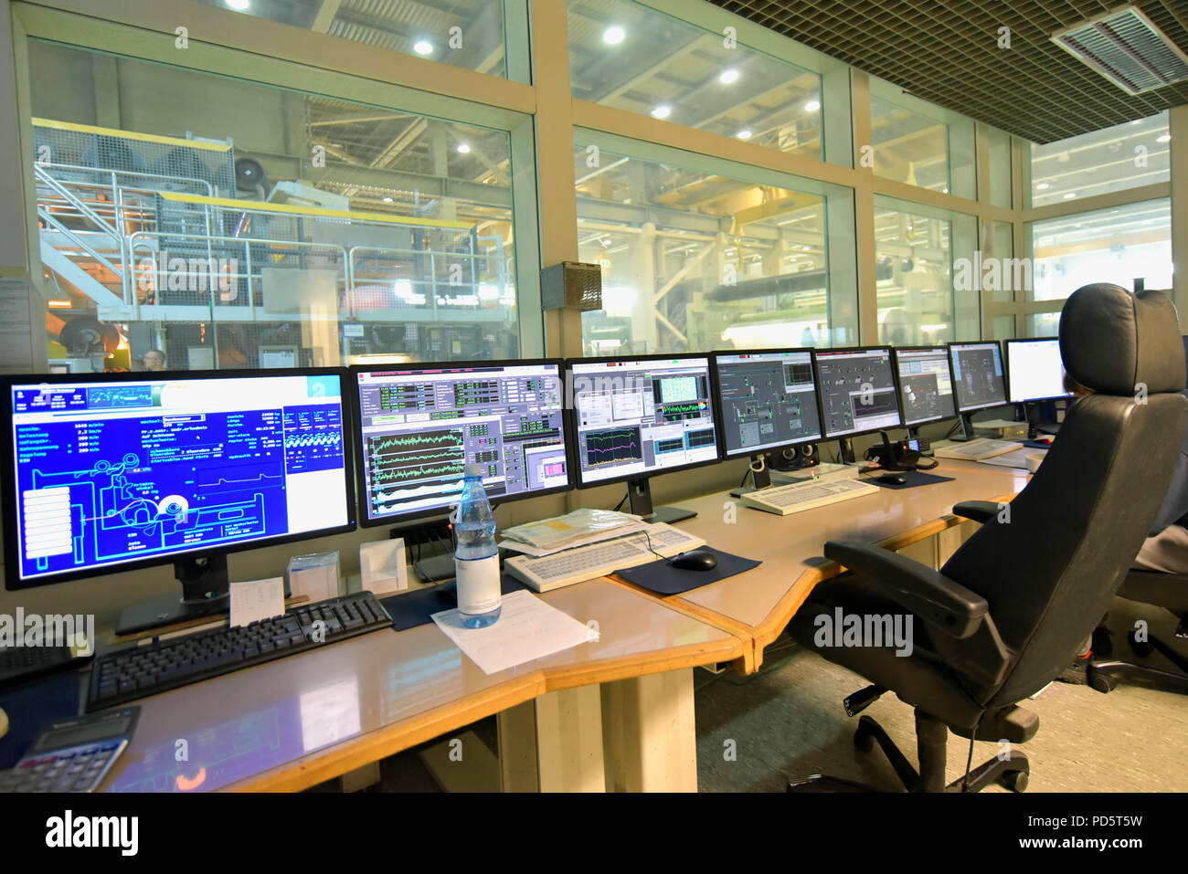 Modern control centre monitoring hi-res stock photography and images ...