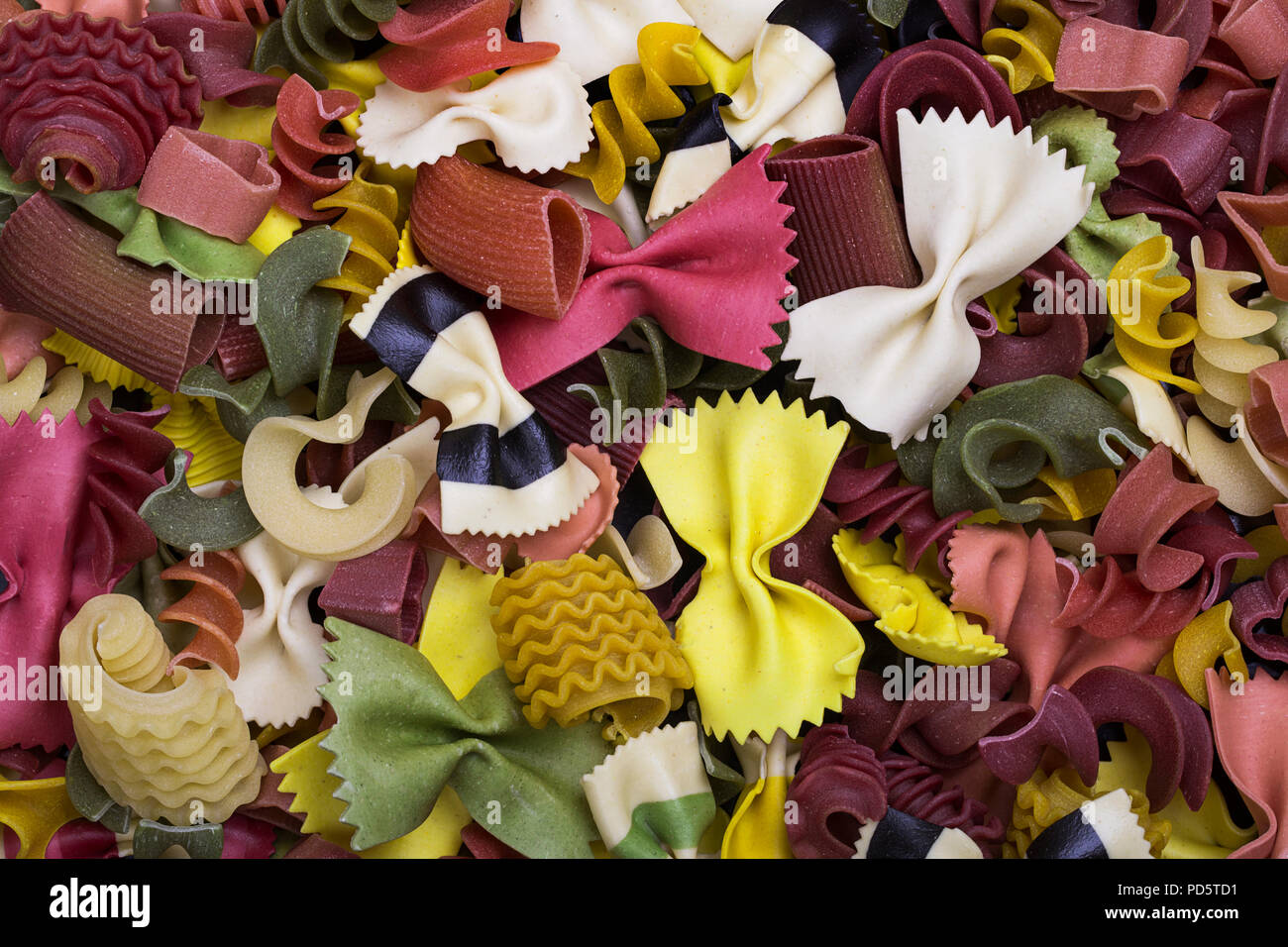 Background of handmade multi-colored paste Stock Photo - Alamy