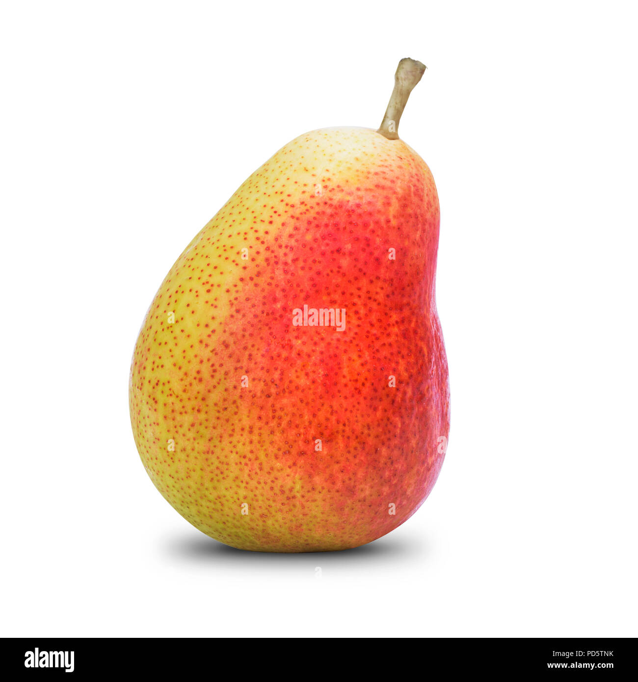 One pear isolated on white background Stock Photo - Alamy