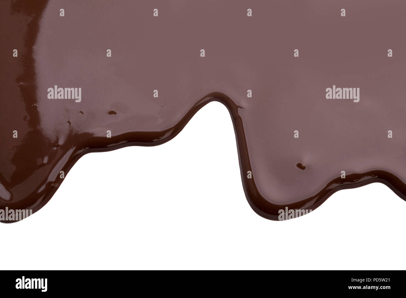 Liquid drops of hot black chocolate isolated on white background Stock ...