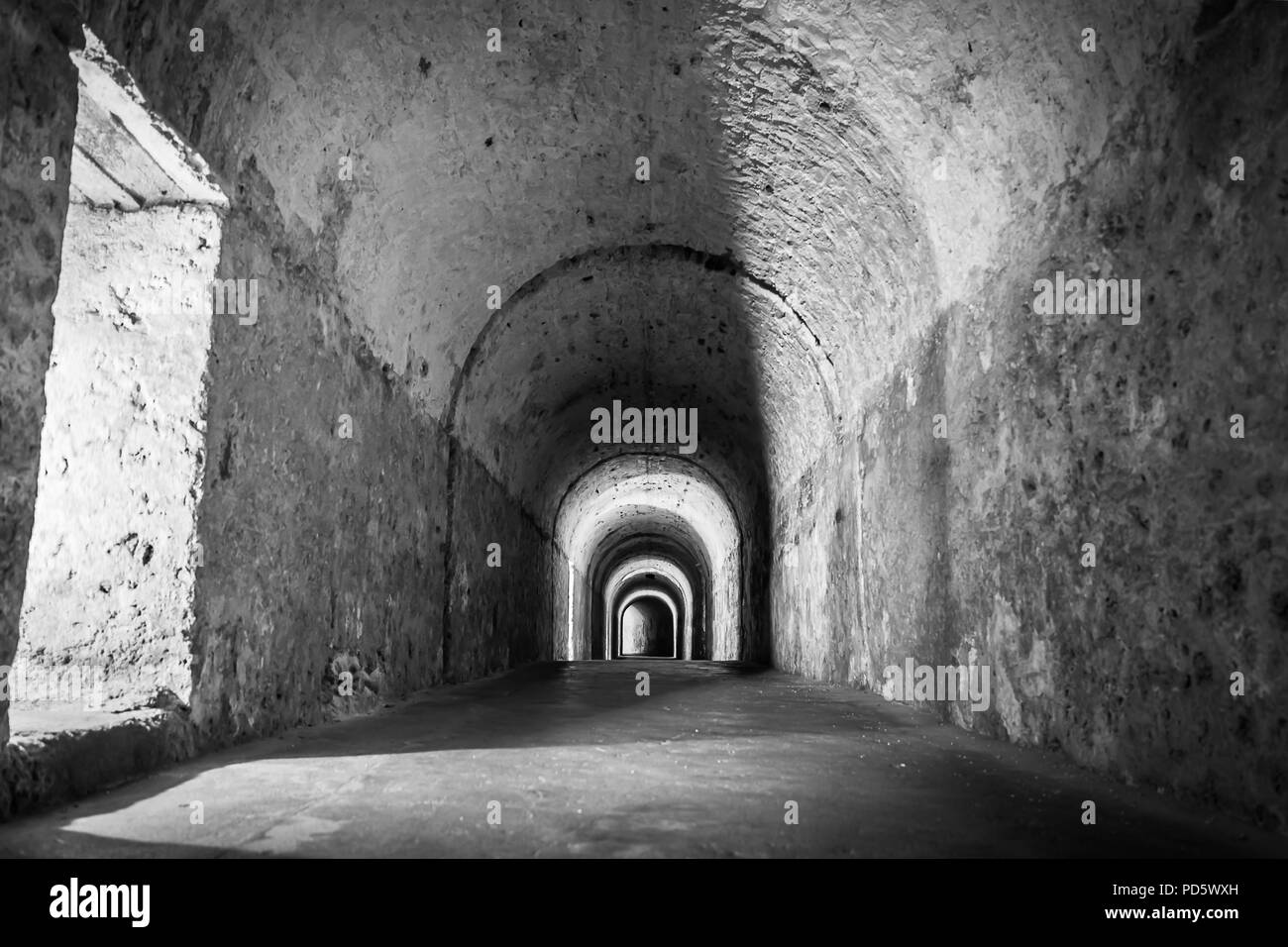 View to castillo Black and White Stock Photos & Images - Alamy