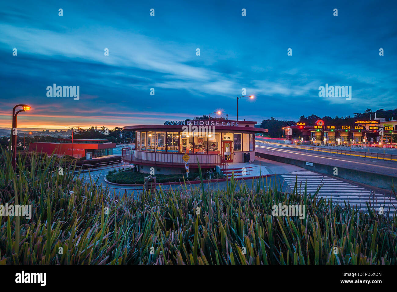 Round House Cafe Stock Photo - Alamy