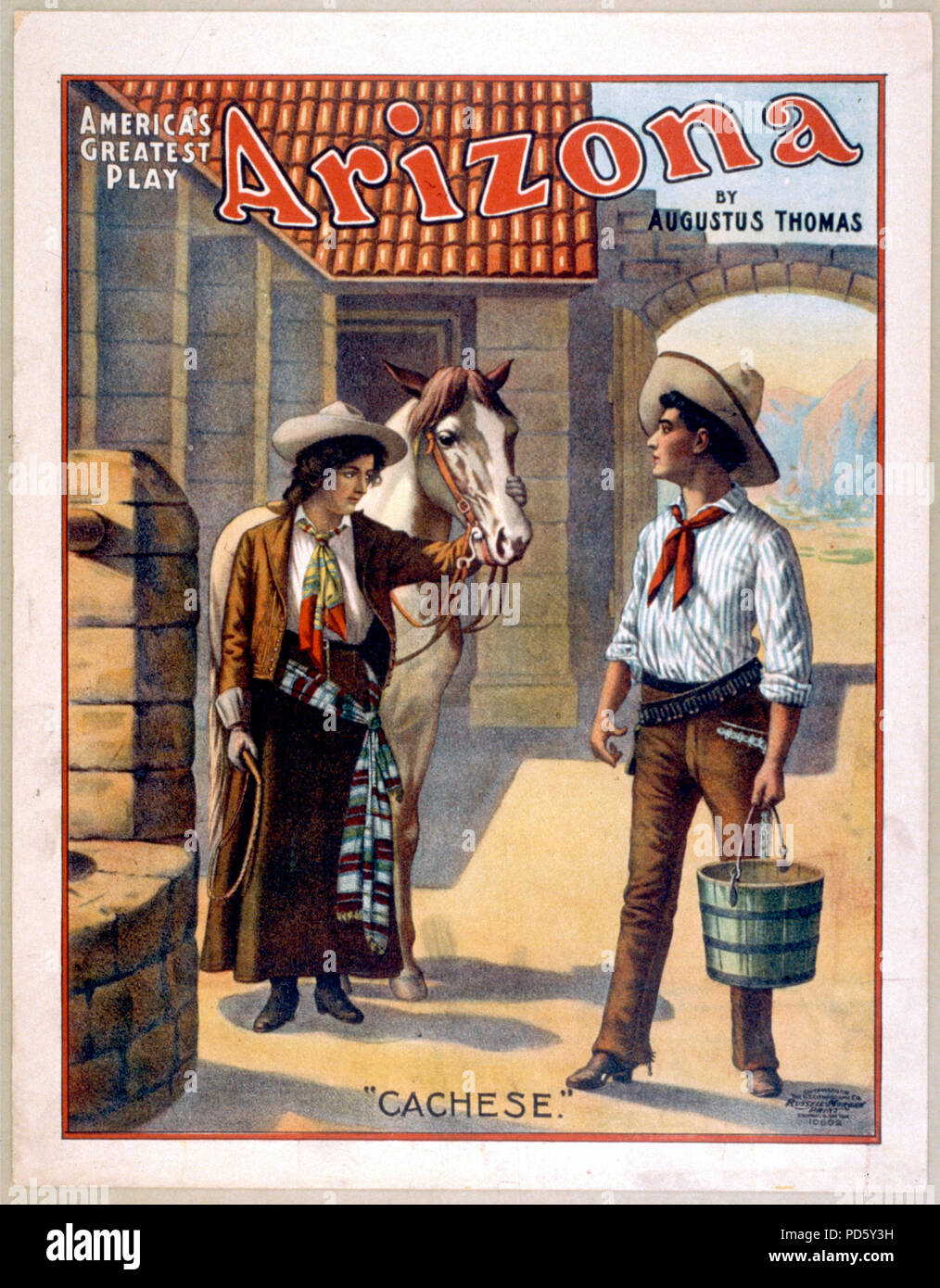 Arizona America's greatest play. c. 1907 Stock Photo - Alamy