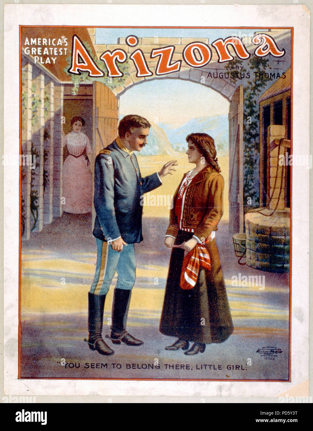 Arizona America's greatest play. c. 1907 Stock Photo - Alamy