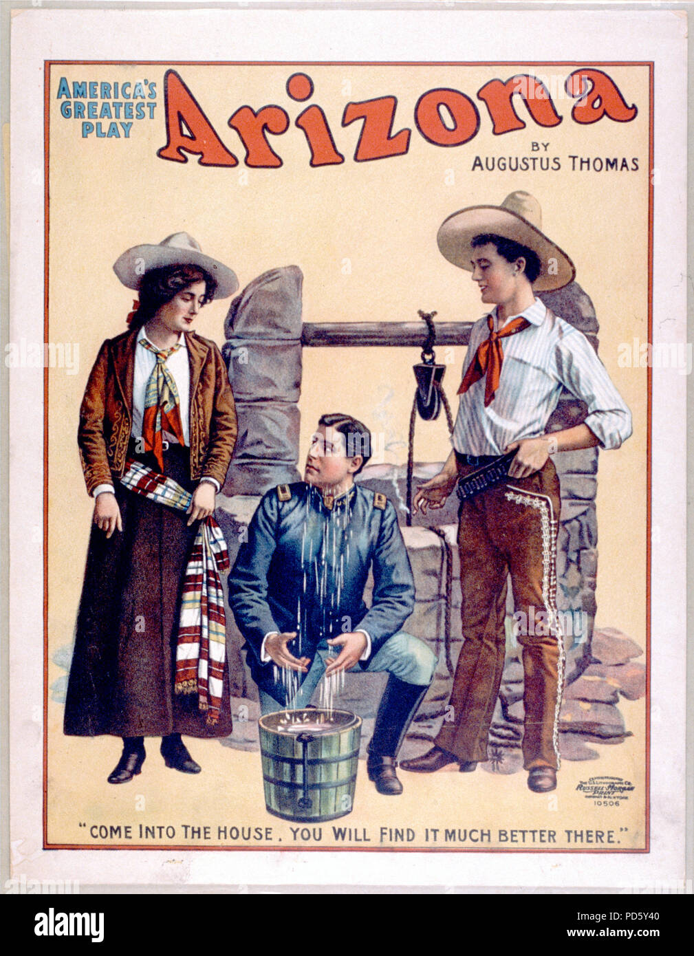 Arizona America's greatest play. c. 1907 Stock Photo - Alamy