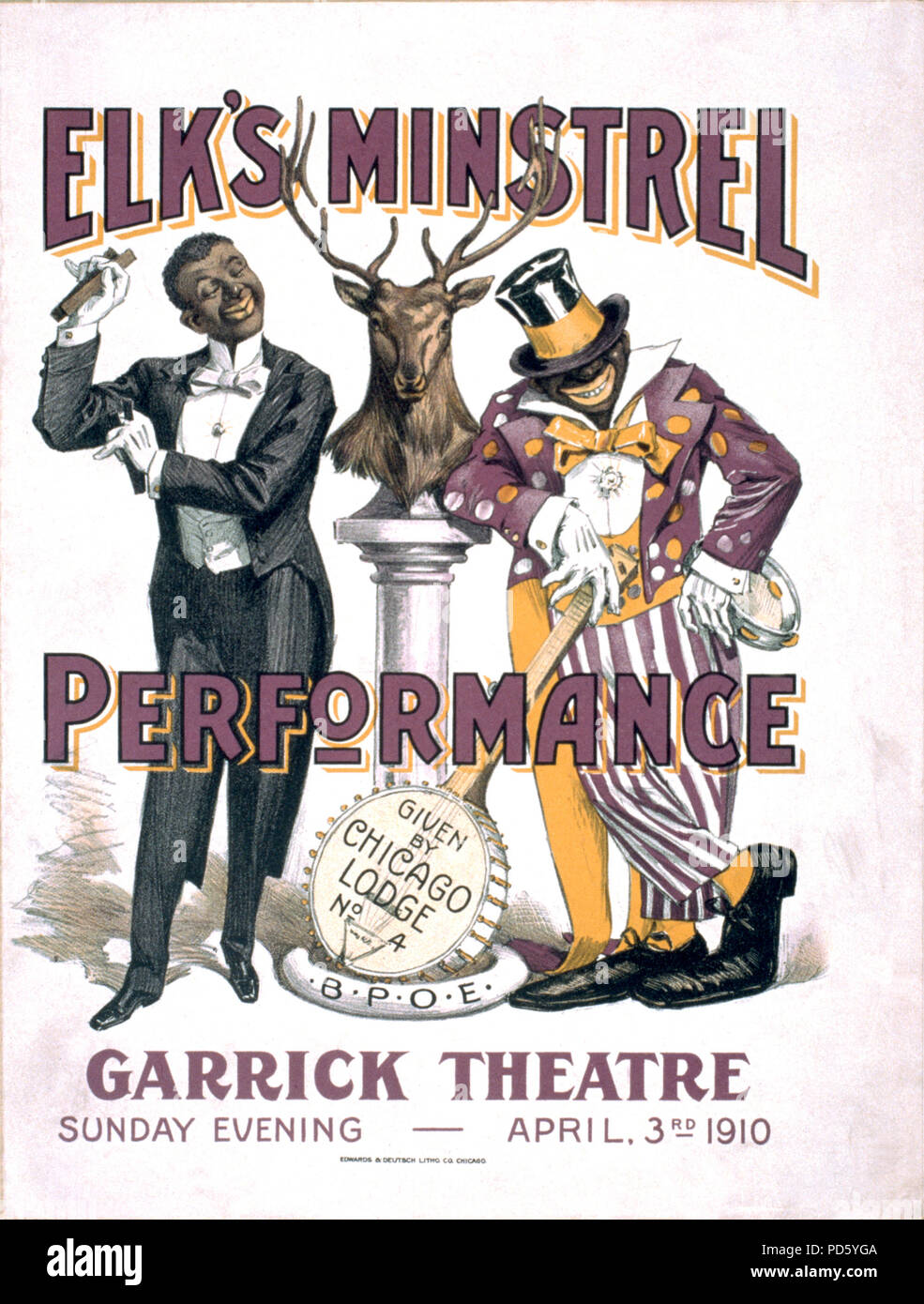 Minstrels poster hi-res stock photography and images - Alamy