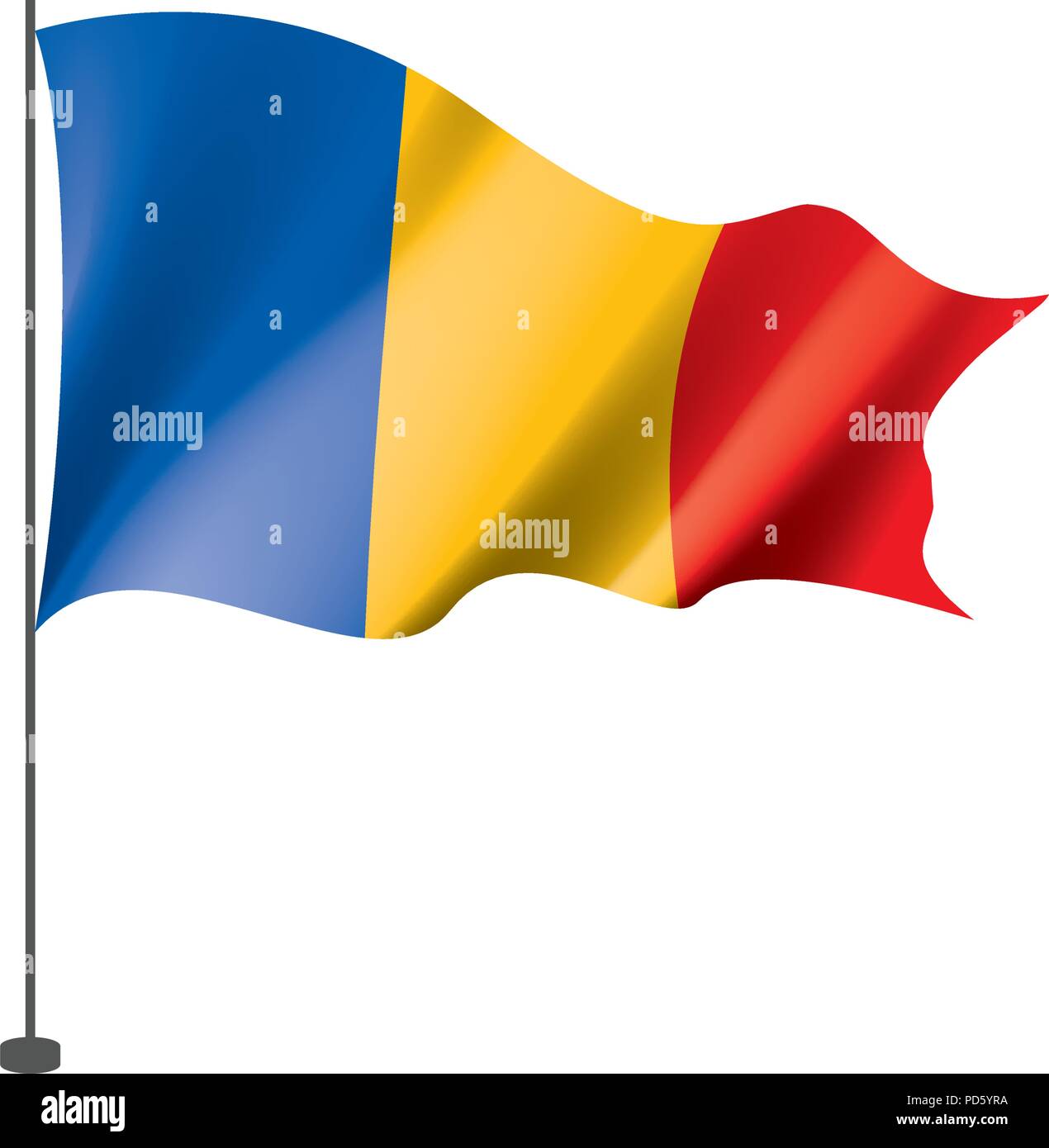 Chad flag, vector illustration Stock Vector Image & Art - Alamy