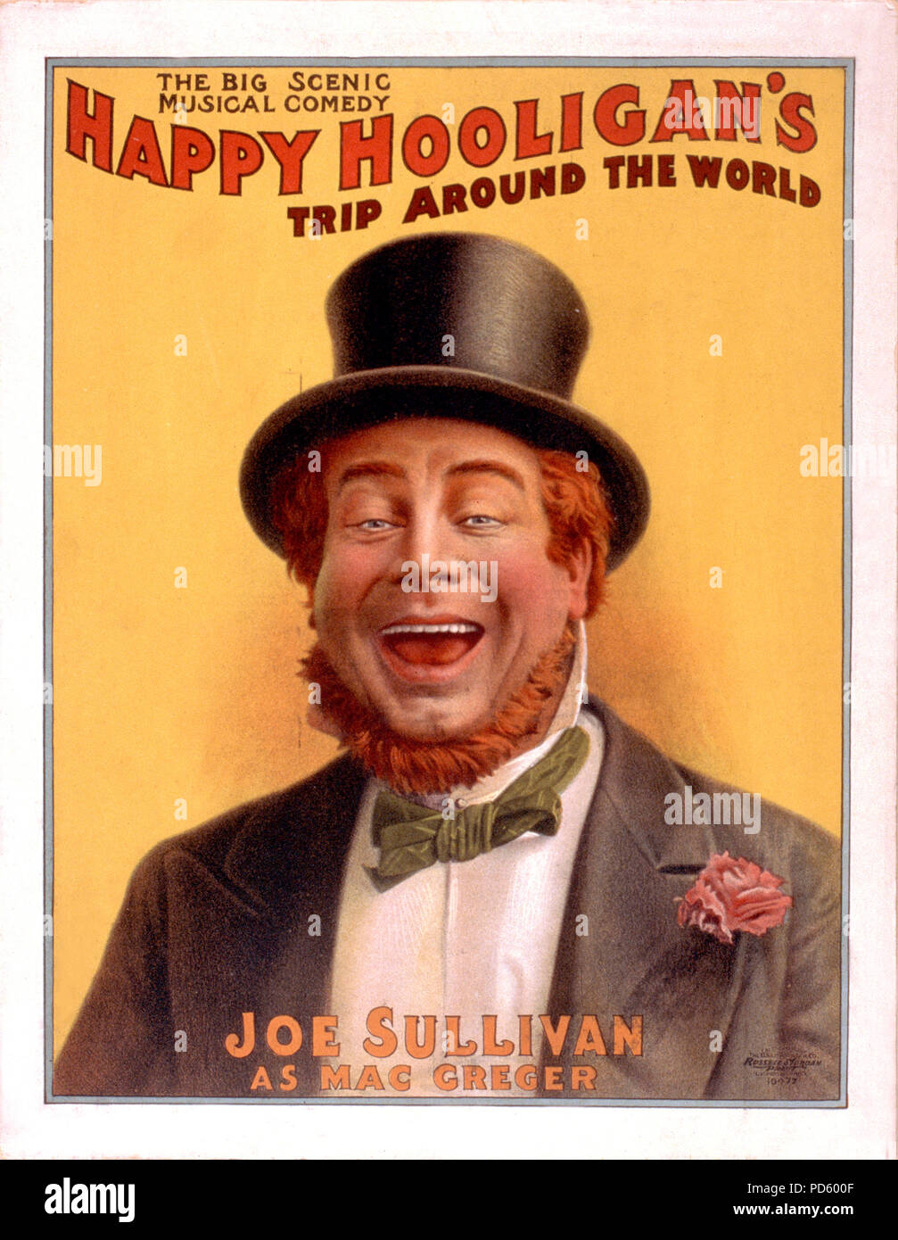 Early 1900s Happy Hooligan Poster High Resolution Stock Photography and ...