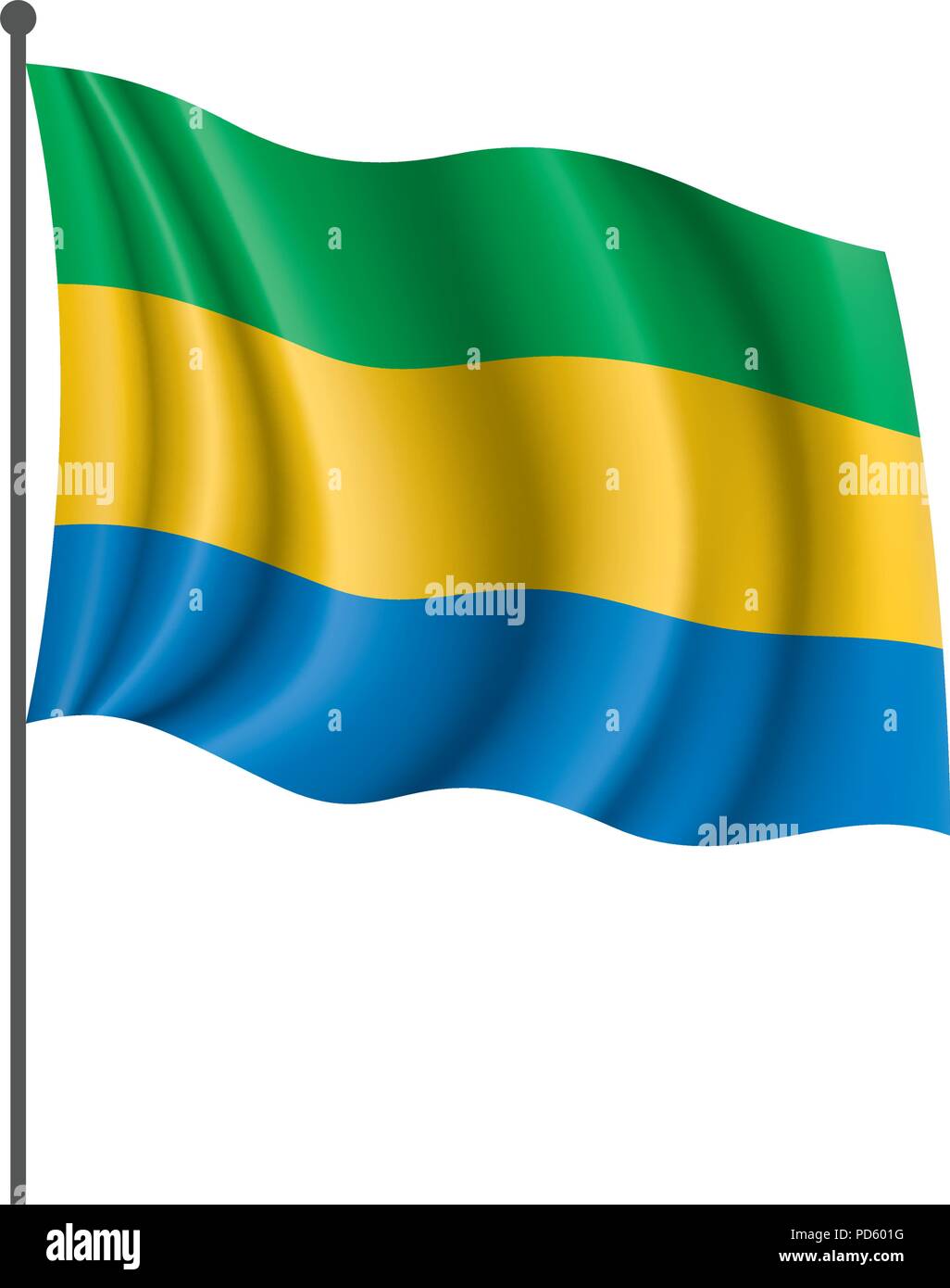 Gabon flag, vector illustration Stock Vector Image & Art - Alamy