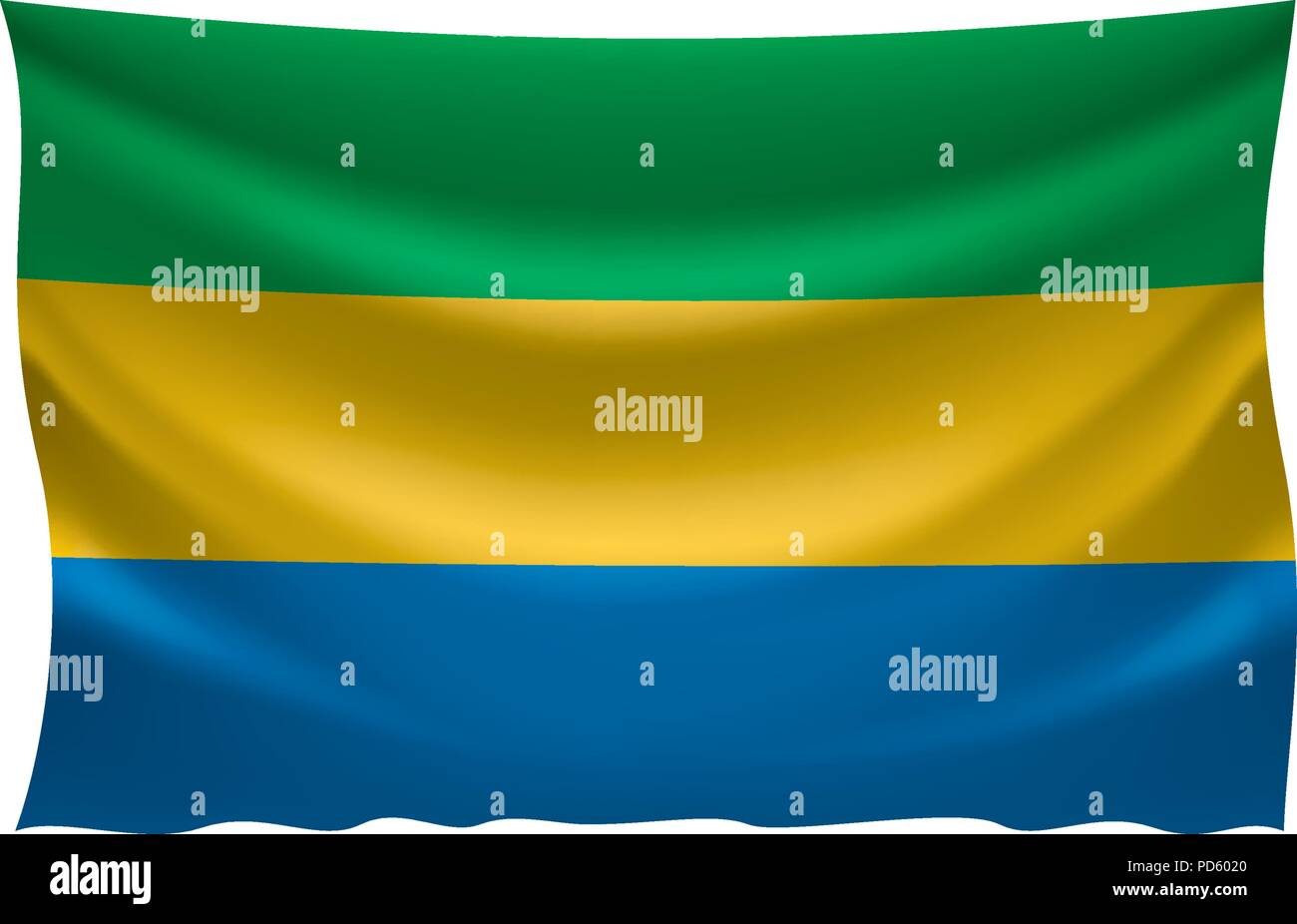 Gabon flag, vector illustration Stock Vector Image & Art - Alamy
