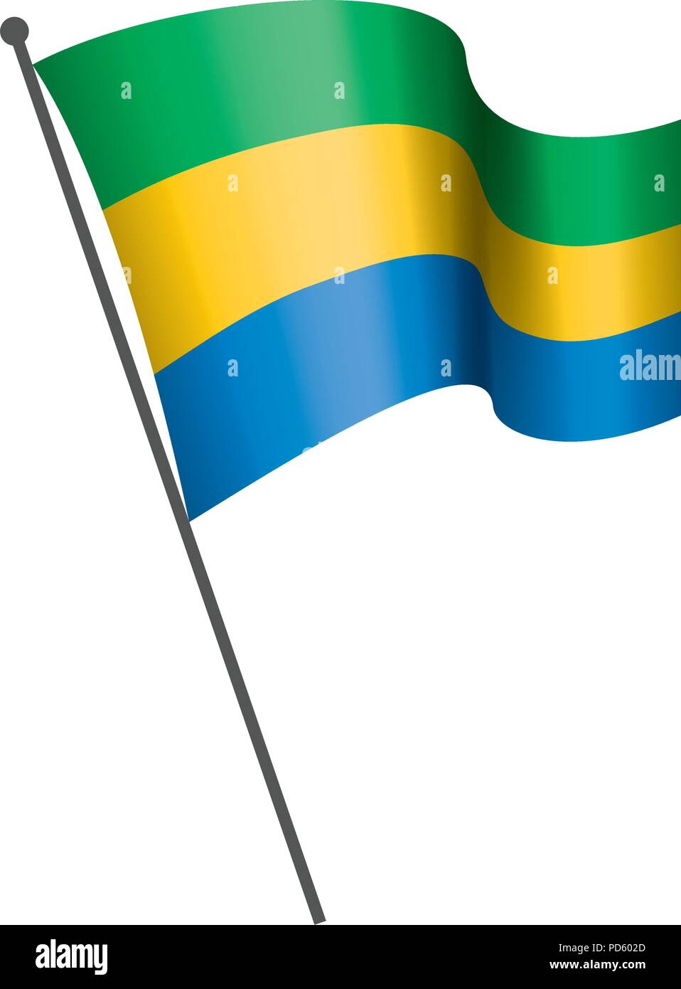 Gabon flag, vector illustration Stock Vector Image & Art - Alamy
