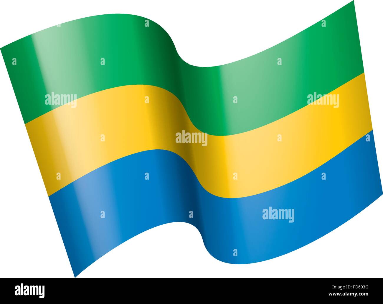 Gabon flag, vector illustration Stock Vector Image & Art - Alamy