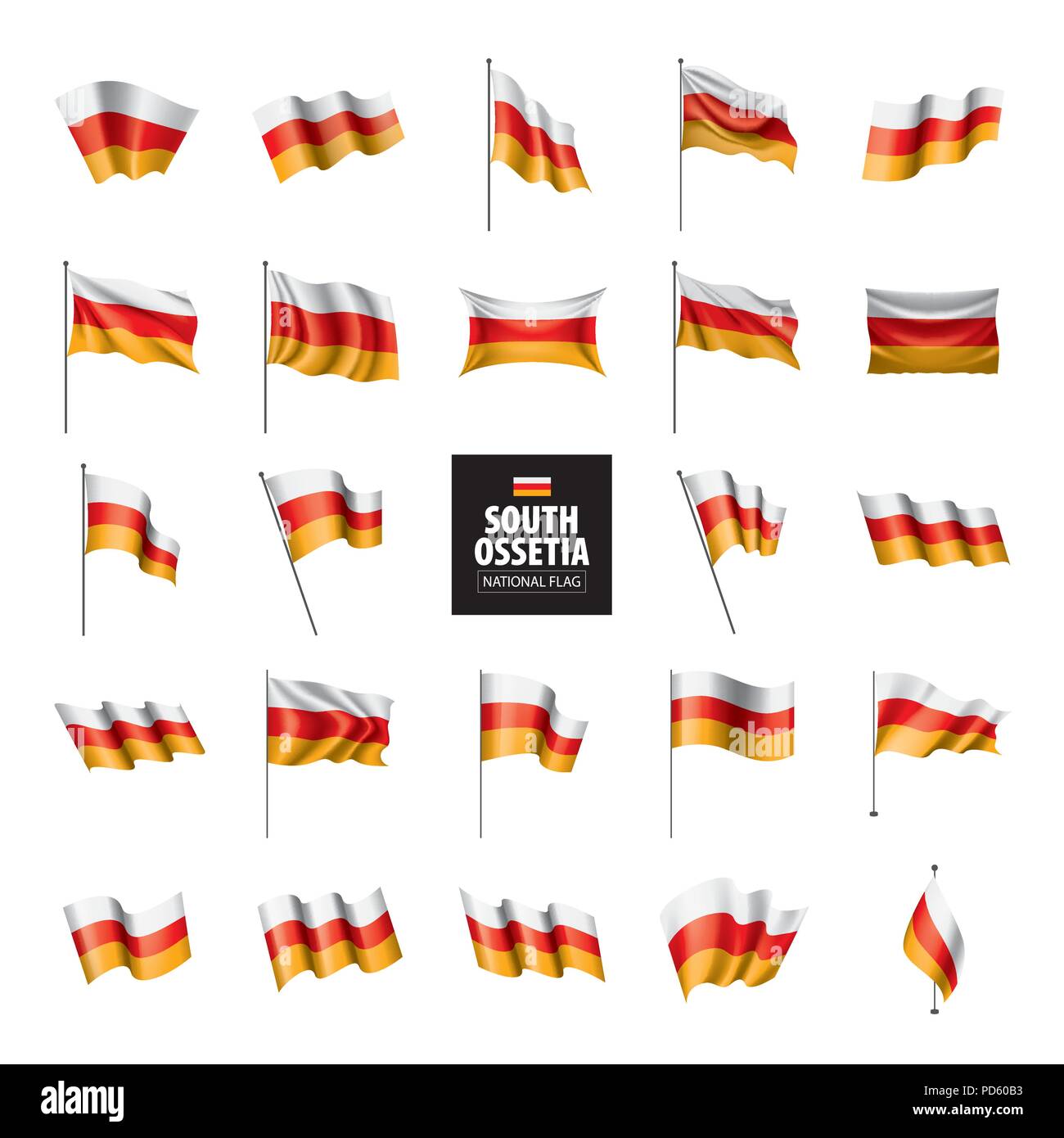 South Ossetia flag, vector illustration Stock Vector Image & Art - Alamy