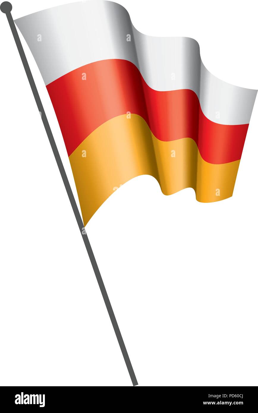 South Ossetia flag, vector illustration Stock Vector Image & Art - Alamy