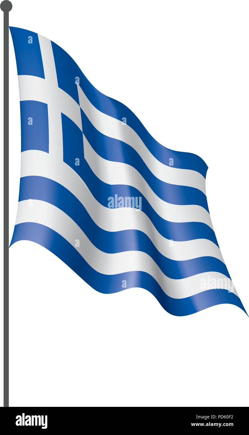 Greece flag, vector illustration Stock Vector Image & Art - Alamy