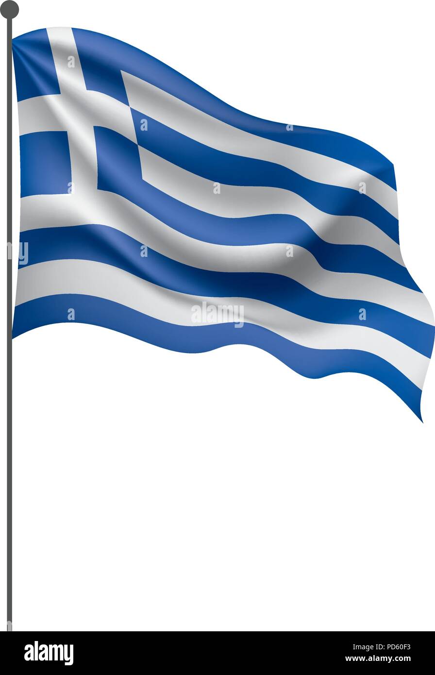 Greece flag, vector illustration Stock Vector Image & Art - Alamy