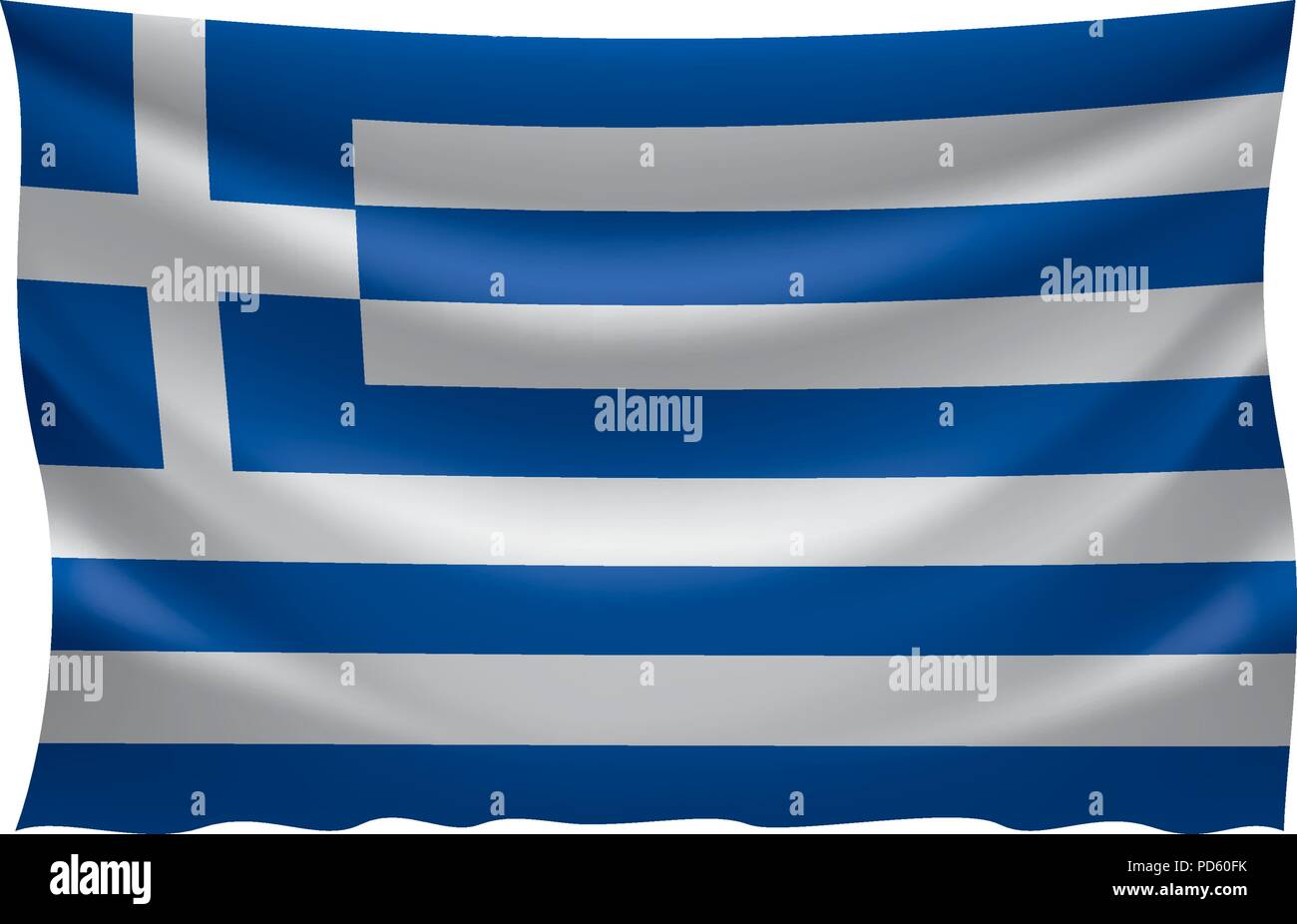 Greece flag, vector illustration Stock Vector Image & Art - Alamy