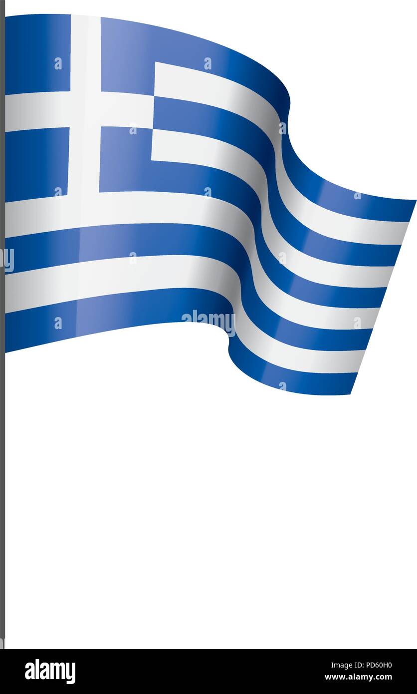Greece flag, vector illustration Stock Vector Image & Art - Alamy