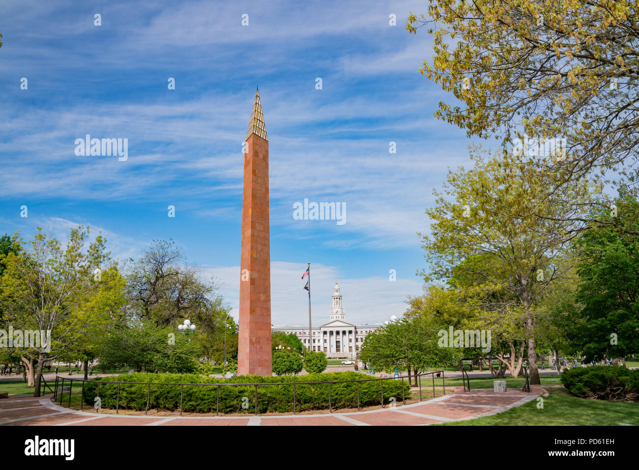 Morning view of the Denver City Council, Colorado Stock Photo - Alamy