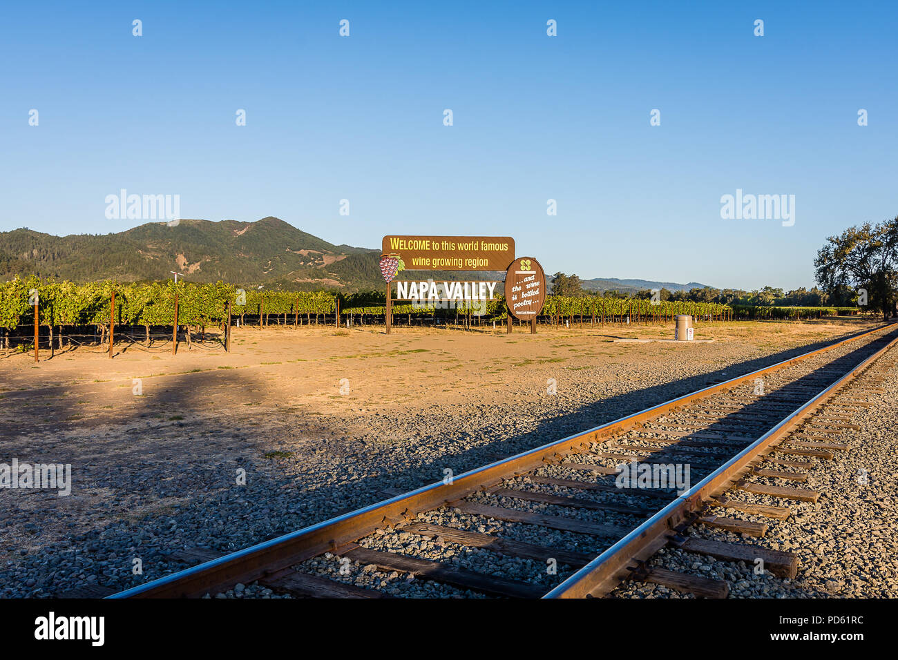 California Napa Valley Signs High Resolution Stock Photography and ...