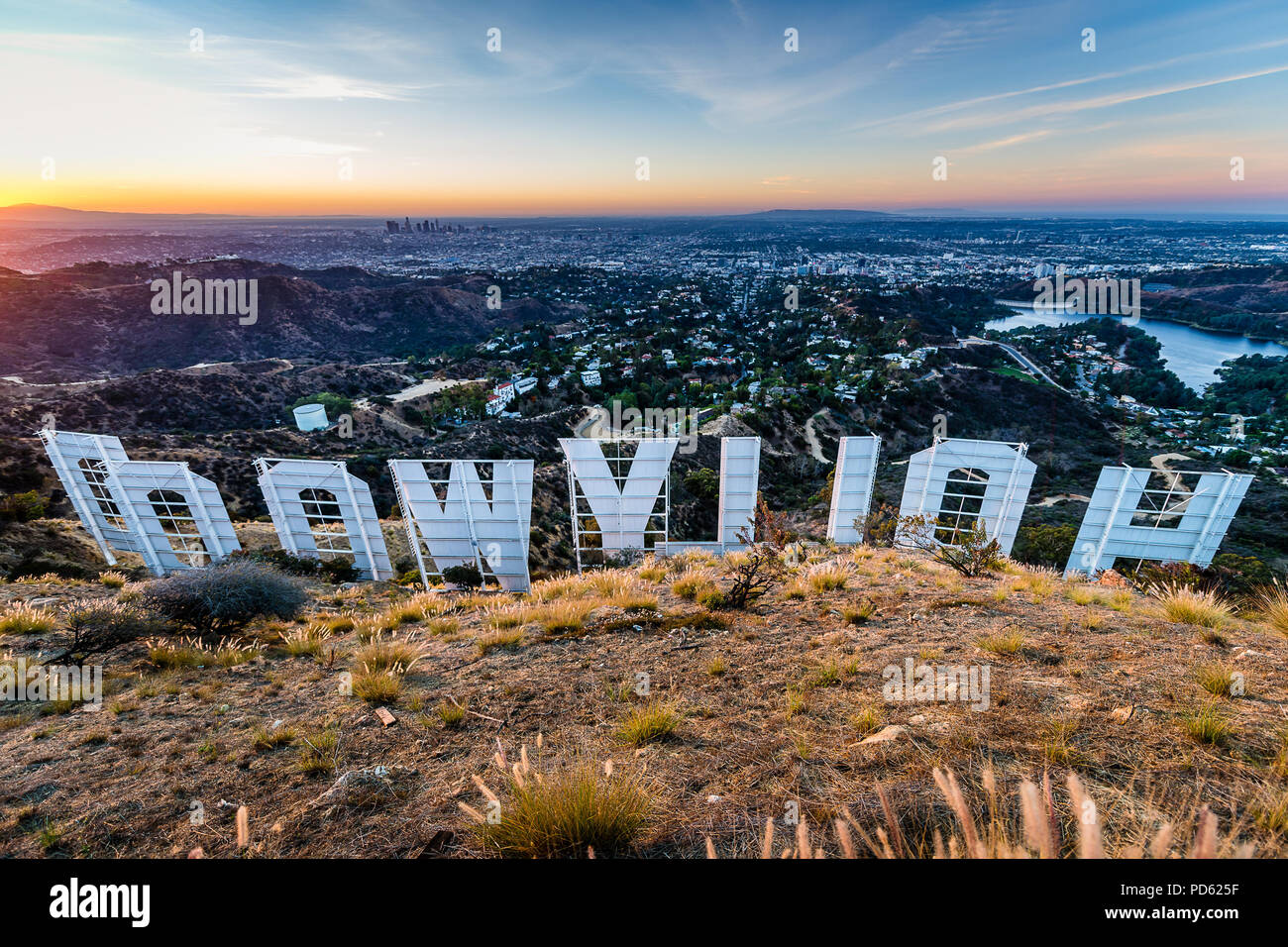 Wonder View Trail at Sunrise Stock Photo - Alamy