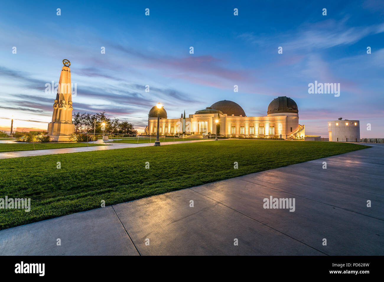 Griffith Observatory Sunrise Stock Photo - Alamy