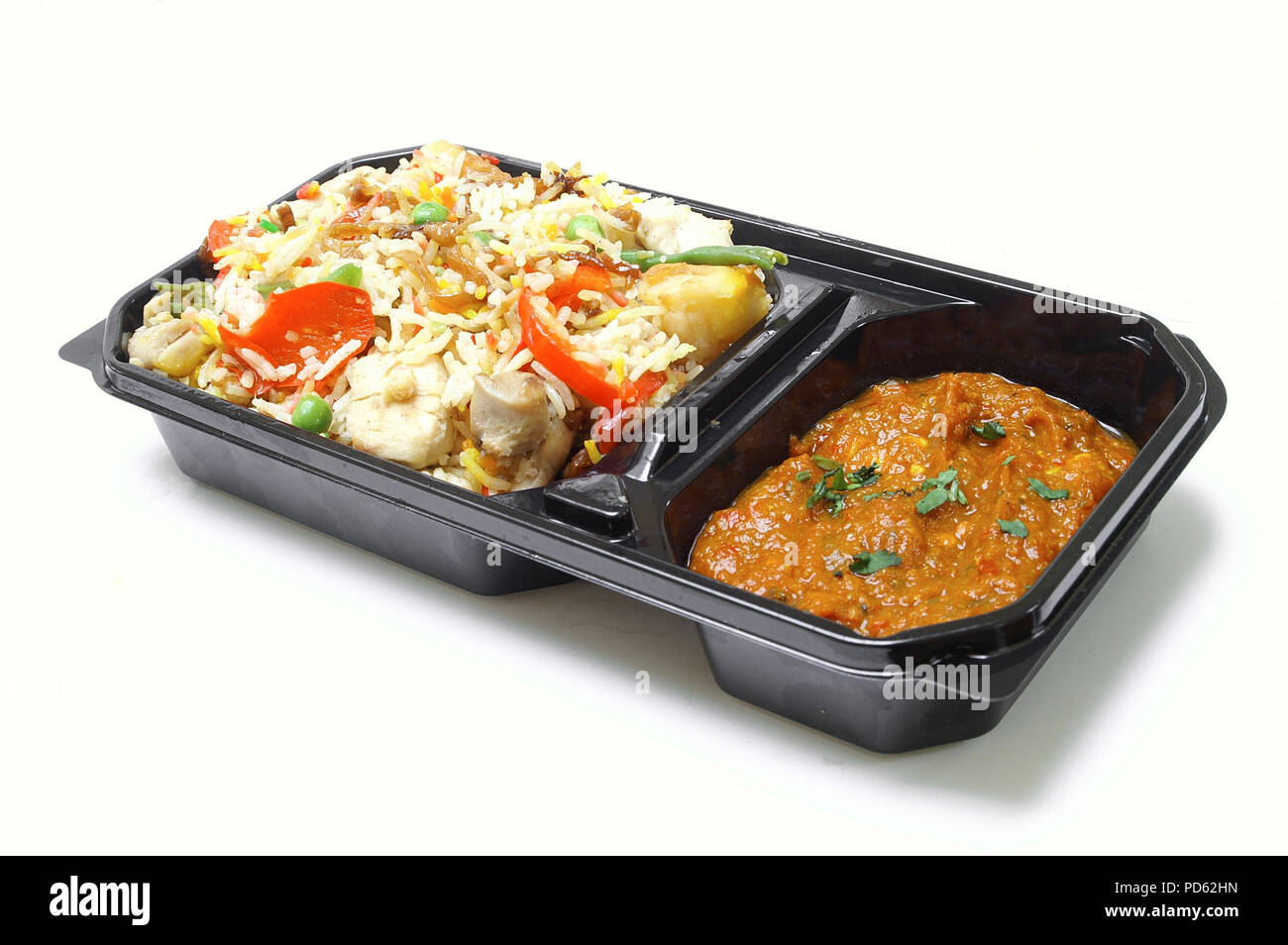 plated traditional indian curry meal Stock Photo - Alamy