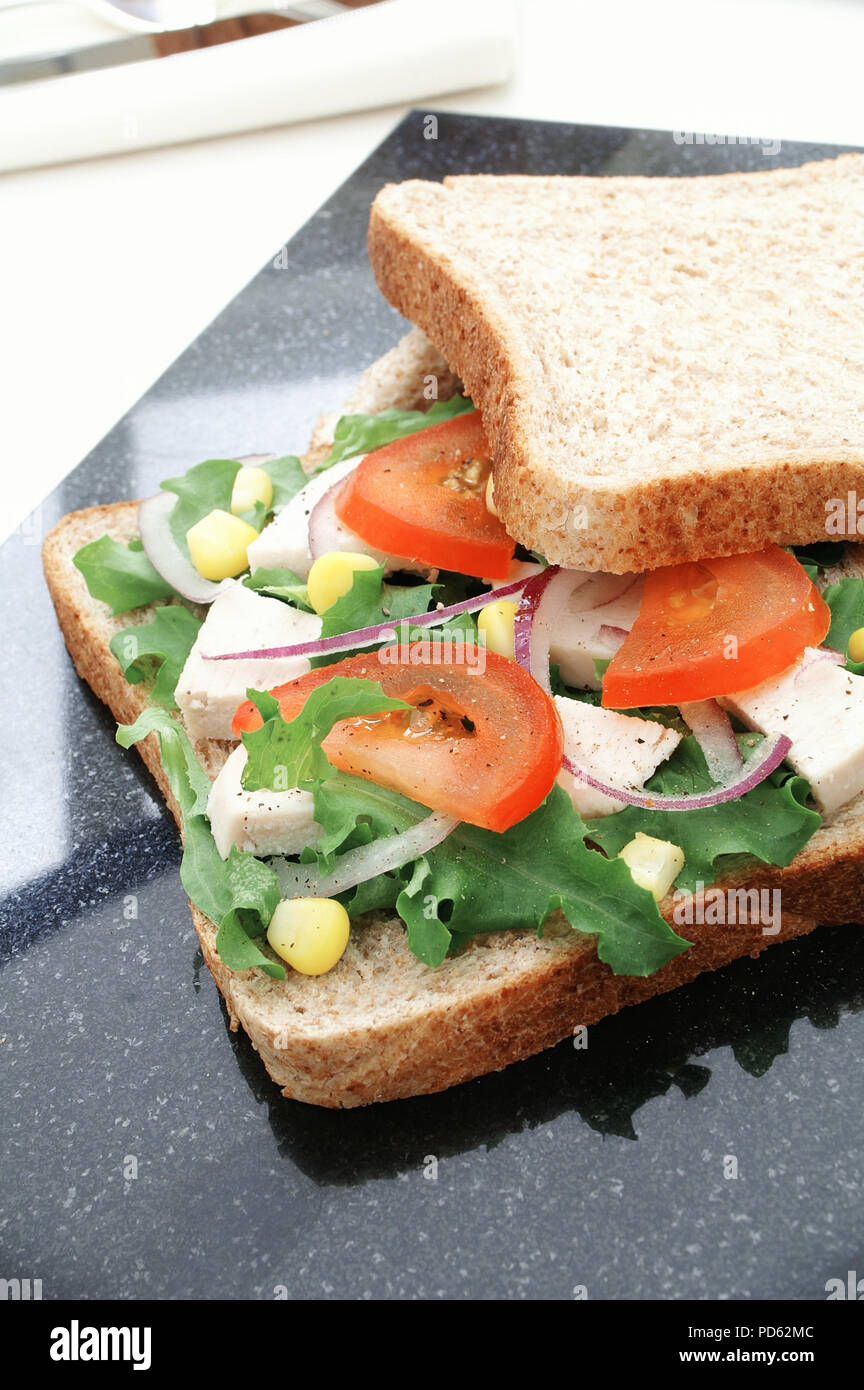 fresh made sandwich Stock Photo - Alamy
