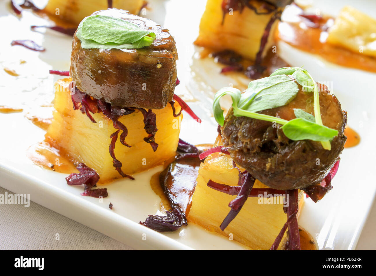 canape buffet food Stock Photo - Alamy
