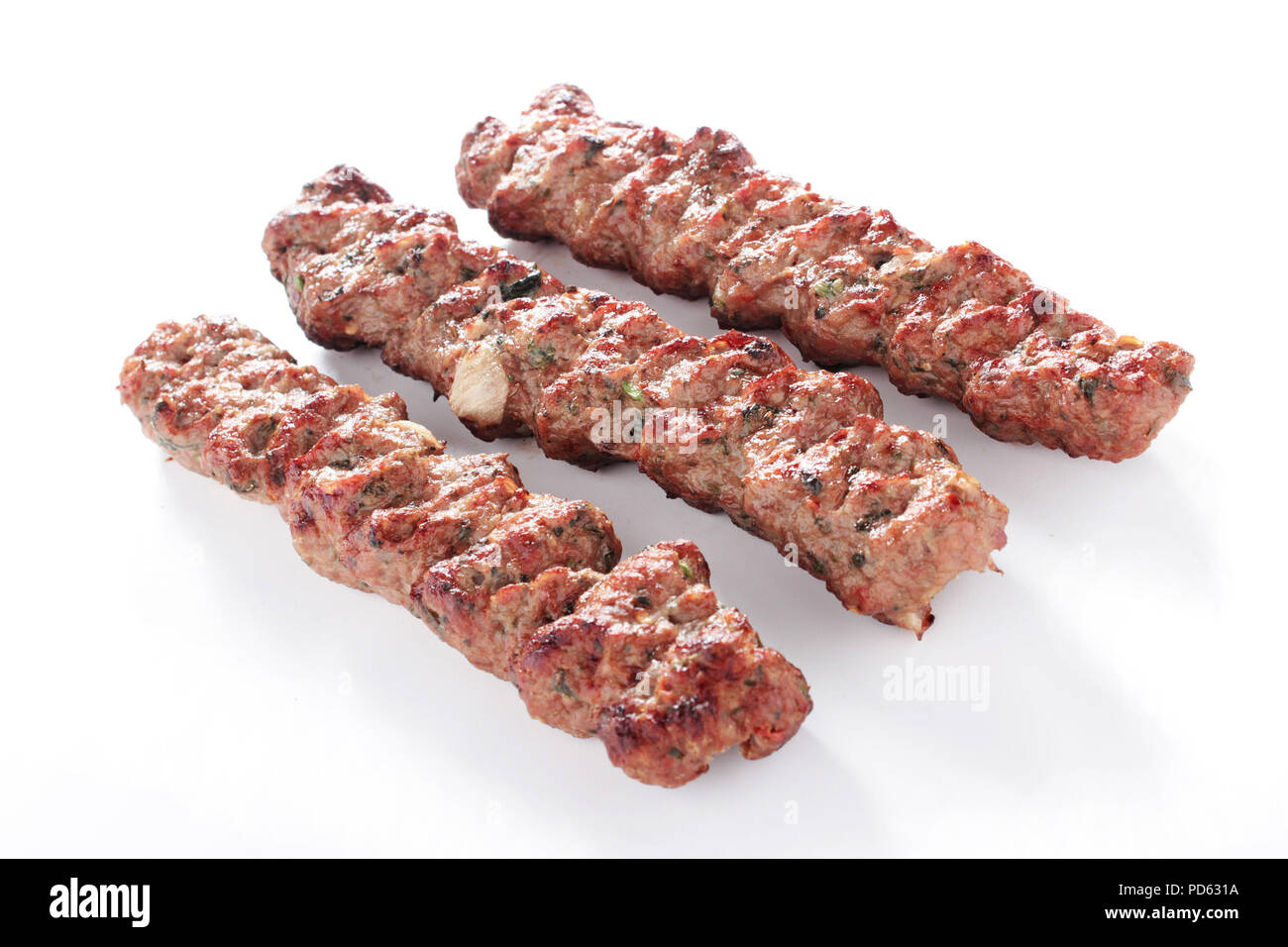 Indian lamb shish kofte kofta kebab Stock Photo - Alamy