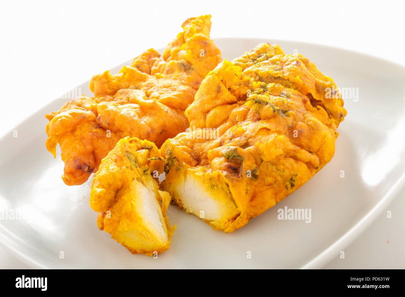indian chicken pakora Stock Photo - Alamy