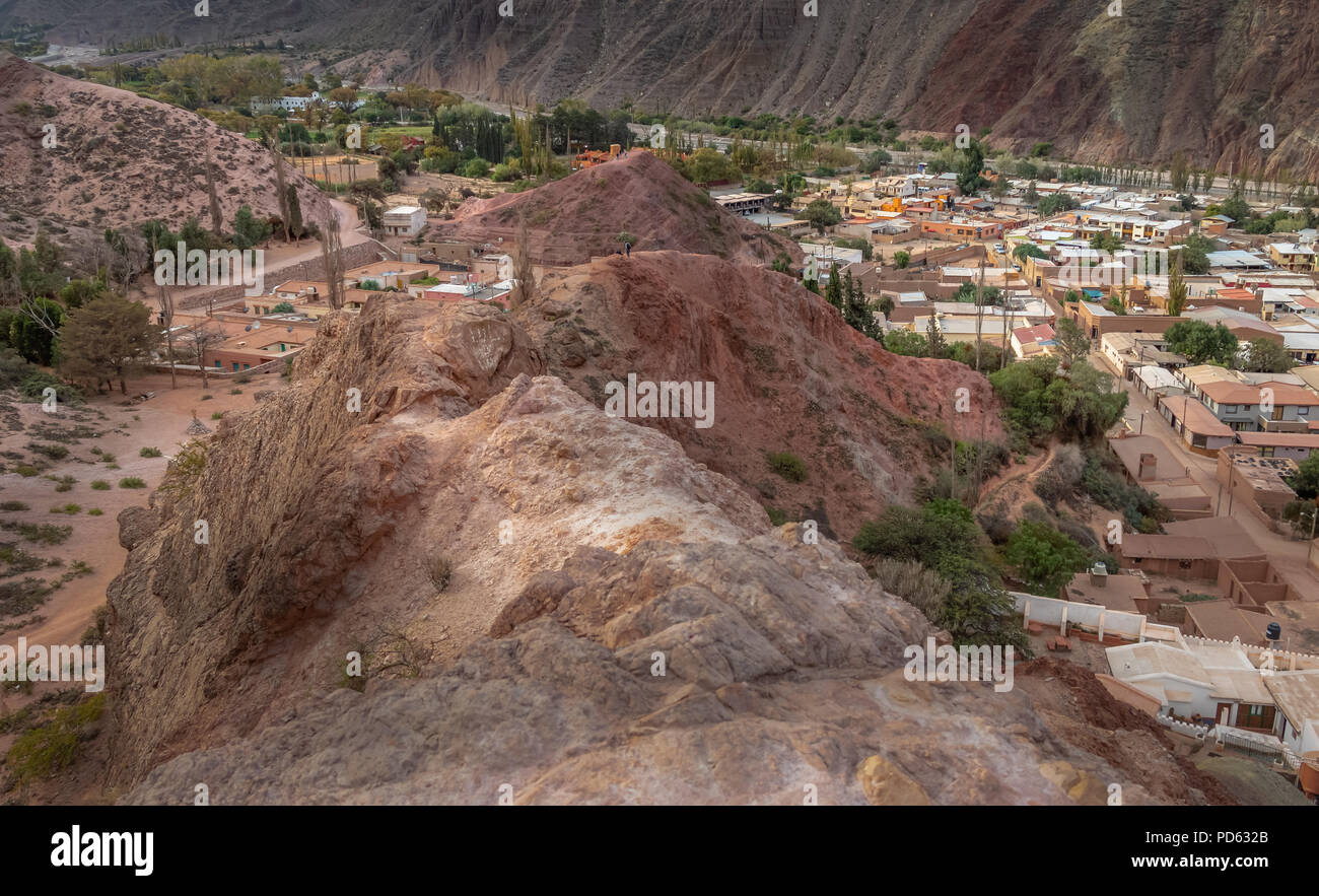 Aerial view of town desert hi-res stock photography and images - Alamy