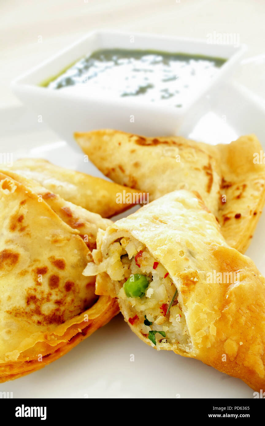 traditional indian starter Stock Photo - Alamy