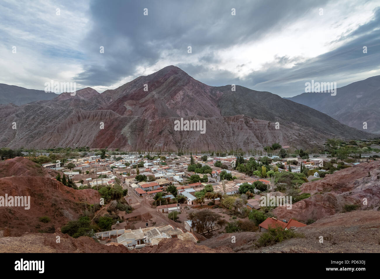 Aerial purmamarca hill seven colors hi-res stock photography and images ...
